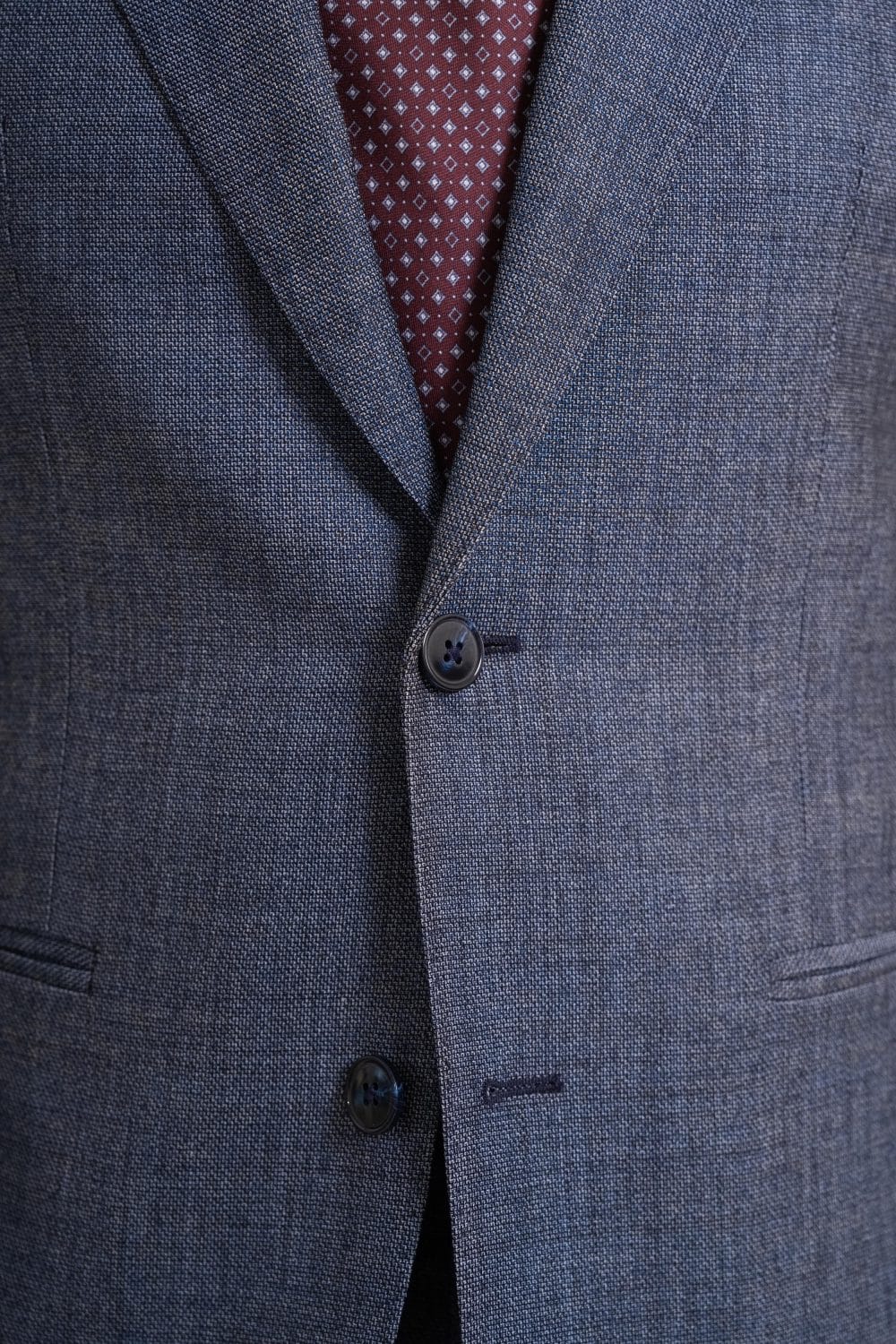 Light Blue Superior Wool Suit - Luxurious Feel - MOND - Mond